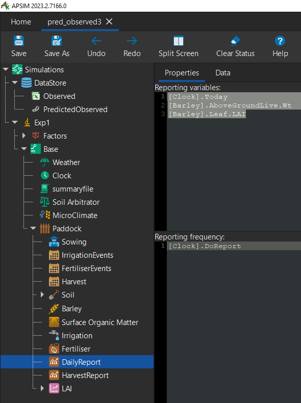 PredictedObserved doesn't show correct key fields · Issue #7841 · APSIMInitiative/ApsimX · GitHub