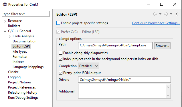 Bug In Editor Lsp Project Properties Enable · Issue 176 · Eclipse Cdtcdt Lsp · Github