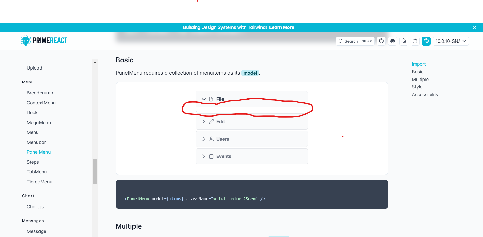 Panelmenu Menu Items With No Sub Items Toggling Border · Issue 5349 · Primefacesprimereact