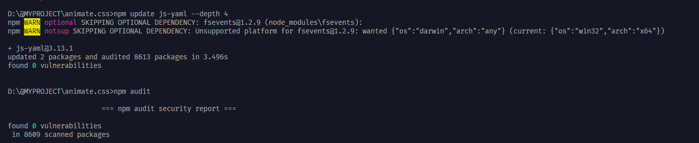 Issue installing with Node v12 (fsevents) · Issue #938 · animate-css/animate.css · GitHub