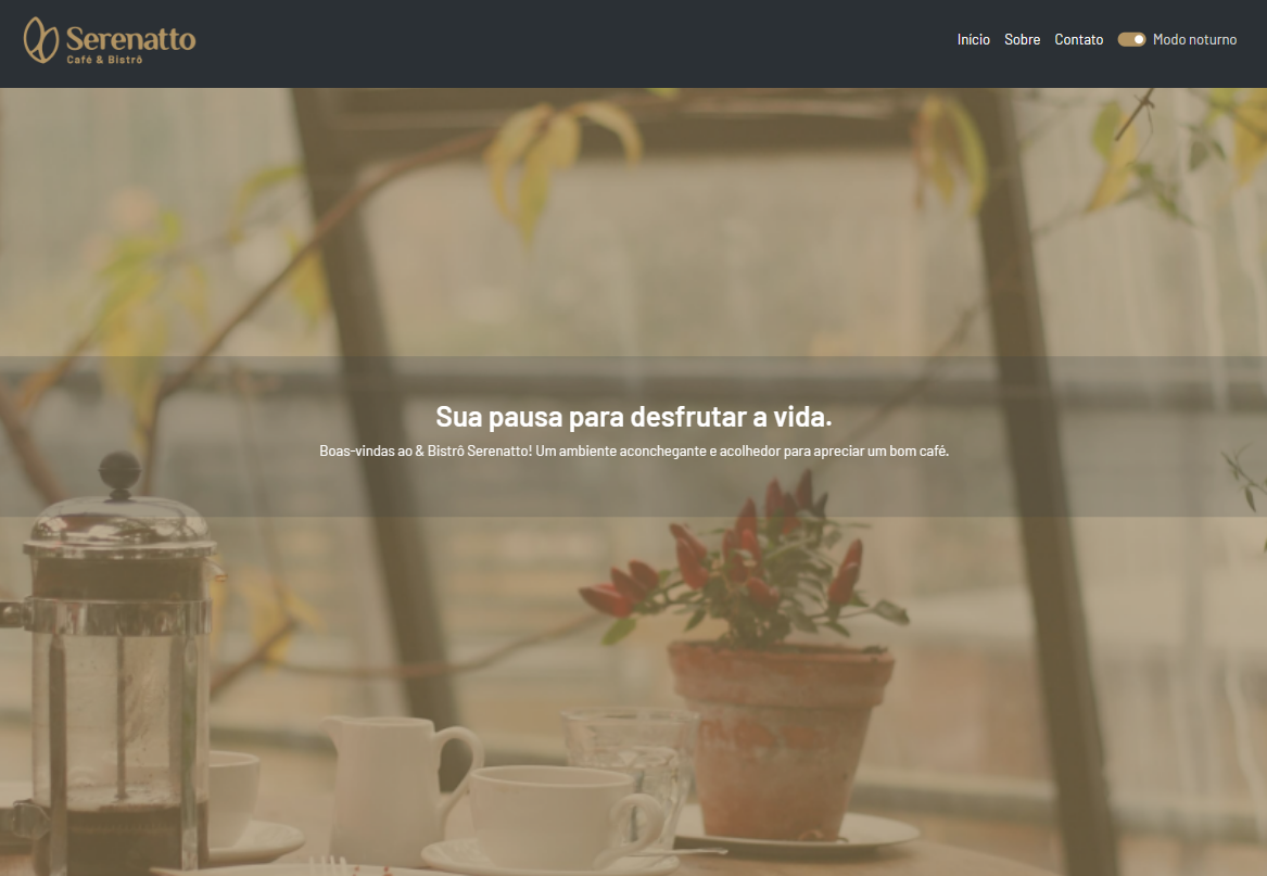 GitHub - weberstefani/serenatto-cafe-bistro-alura
