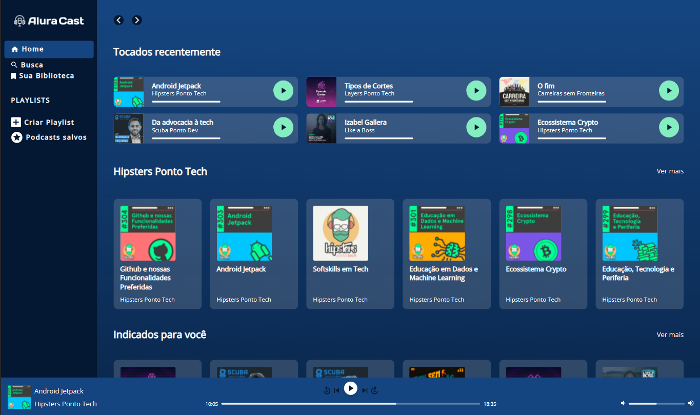 GitHub - weberstefani/aluracast-projeto-pratico