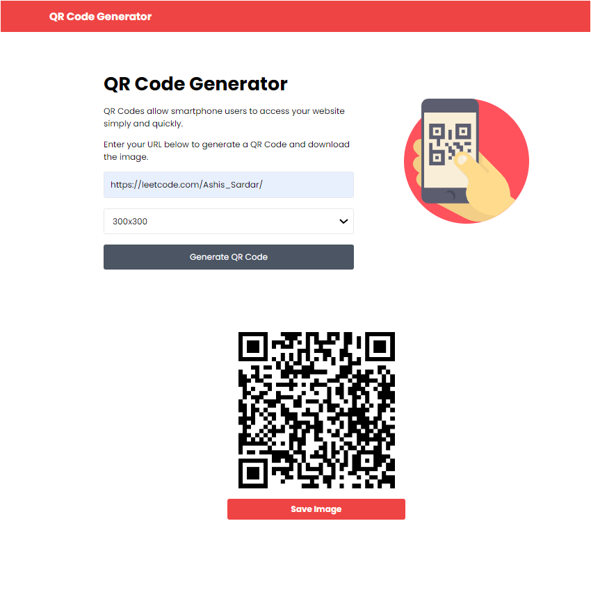 GitHub - AshisSardar/QR-code-generator-main