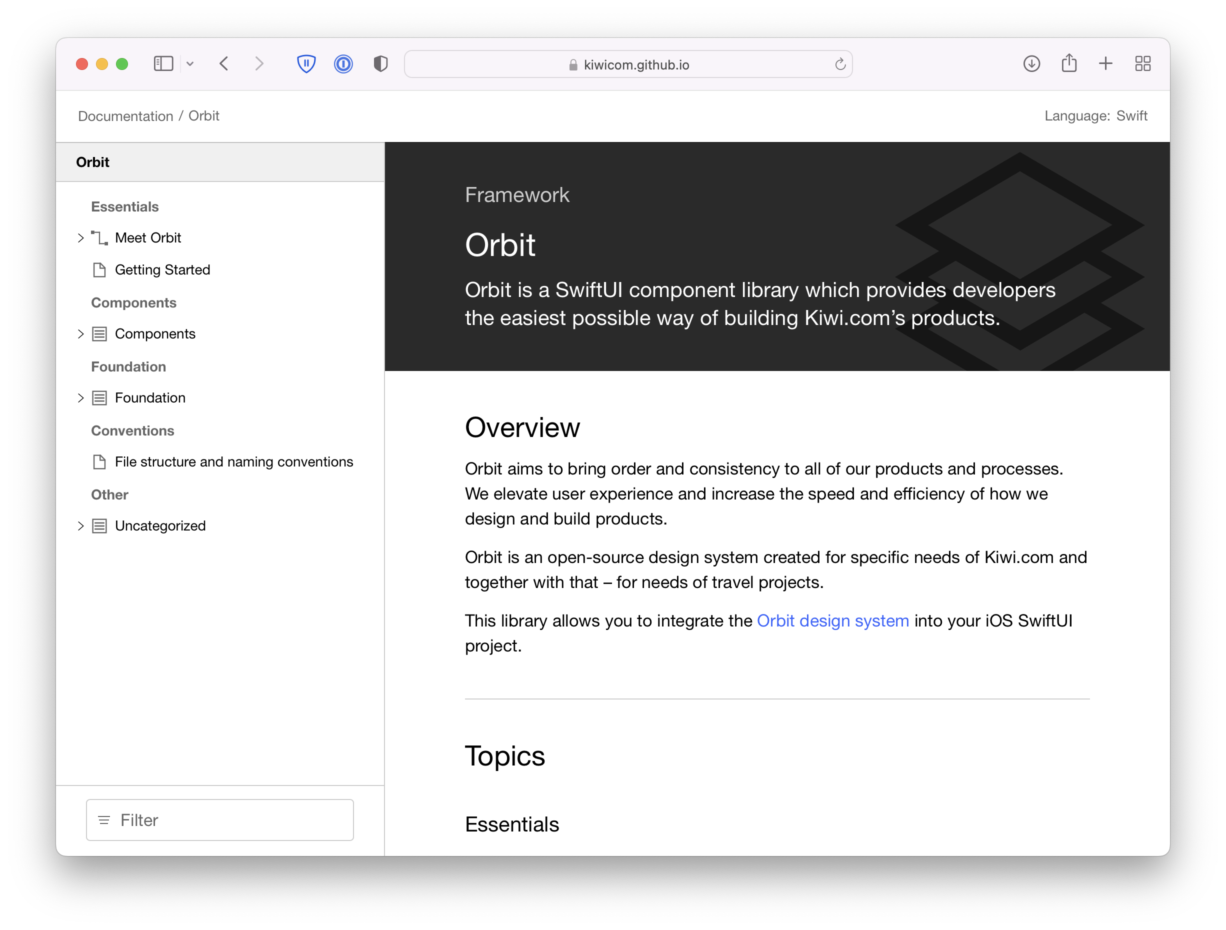 Update DocC generation to use Xcode 14 by sjavora · Pull Request #271 ...