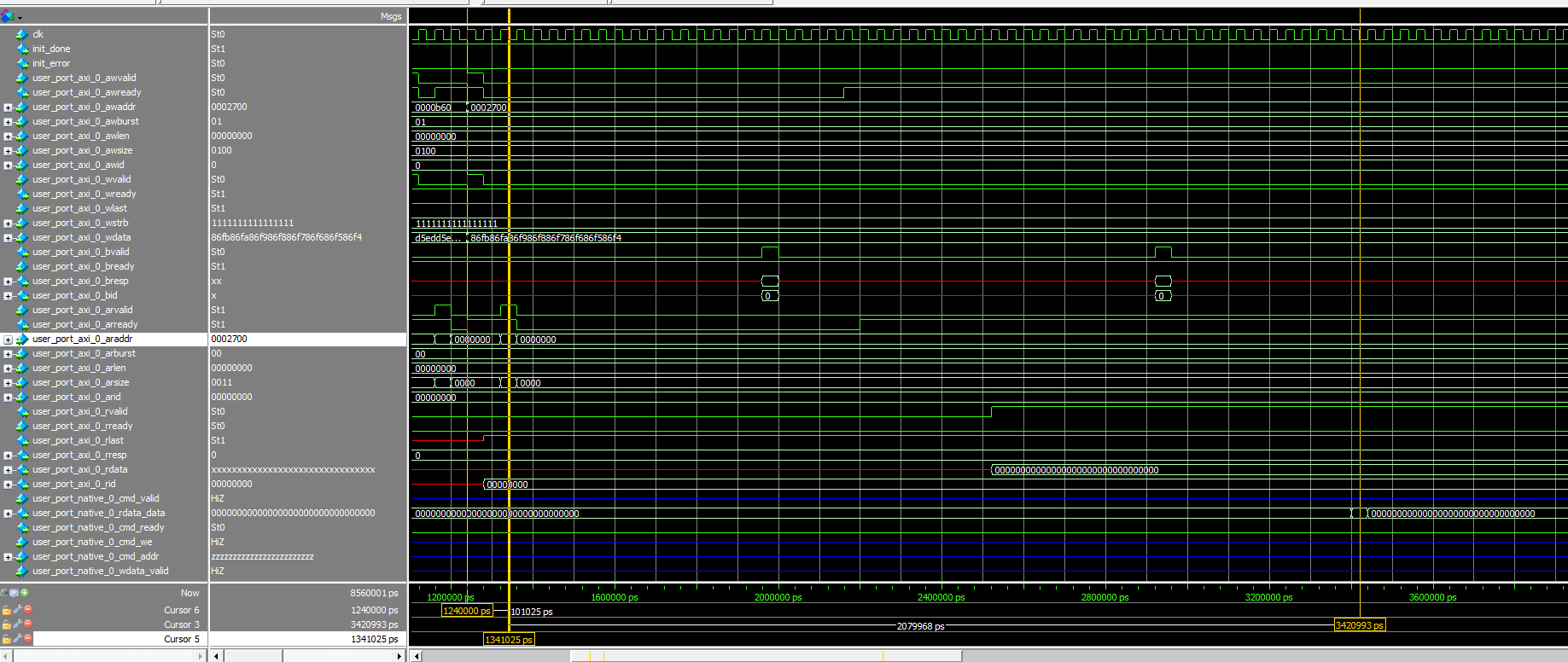 LiteDRAM DDR3 Core targeting Arty AXI read data appears on the Native port instead. · Issue #344 ...
