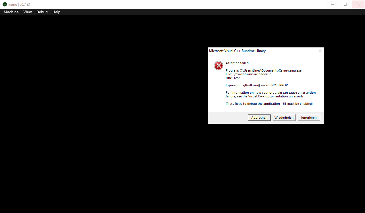 Need for Speed Most Wanted demo assertion failed · Issue #1369 · xemu-project/xemu · GitHub