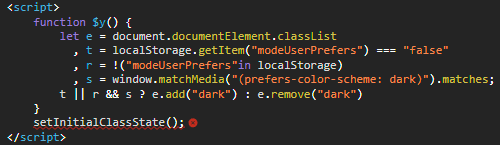 Issues with `setInitialClassState` in LightSwitch · Issue #1076 · skeletonlabs/skeleton · GitHub