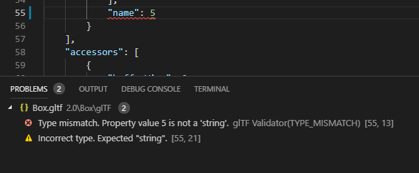Node property "name" has no type in the JSON schema · Issue #1584 · KhronosGroup/glTF · GitHub