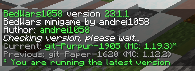 Unable to join arena on 1.19.3 · Issue #650 · andrei1058/BedWars1058 · GitHub