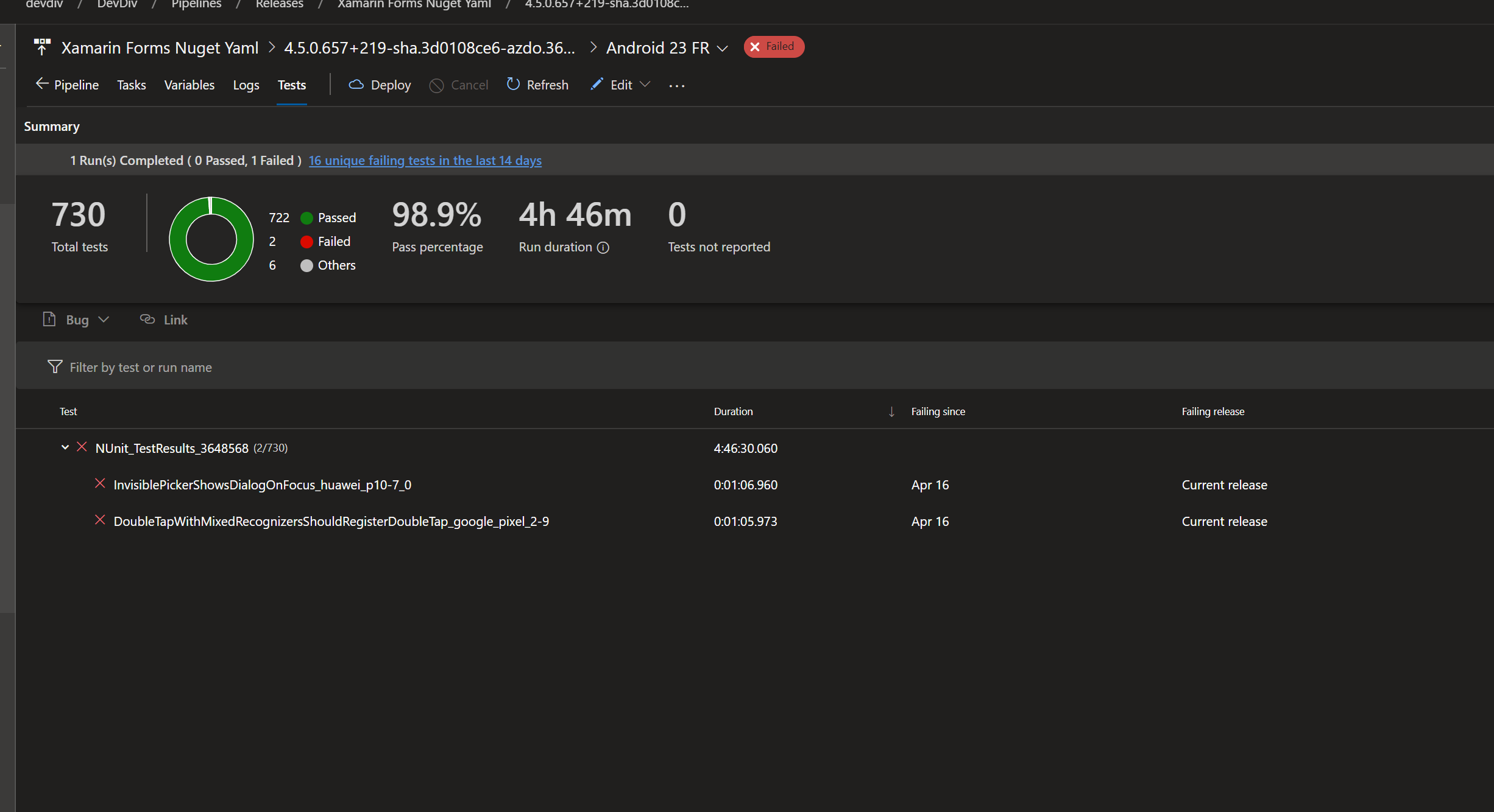 Wrong test results using AppCenterTest task on AZDO · Issue #12544 ...