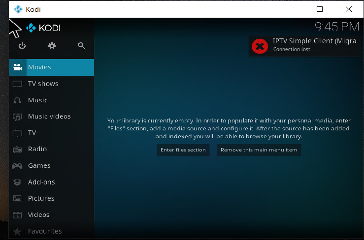 IPTV simple client now shows connection lost · Issue #761 · kodi-pvr/pvr.iptvsimple · GitHub