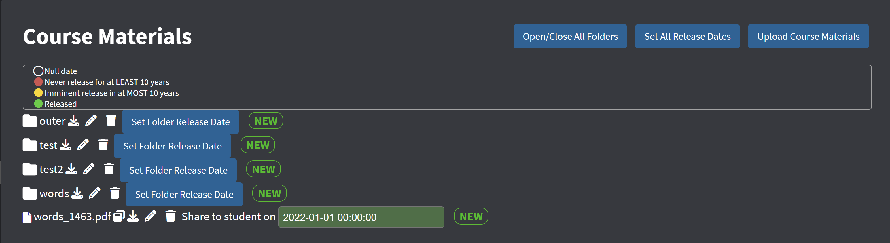 Set Folder Release Date Buttons For Course Material Folders Overlap Visually · Issue 9045