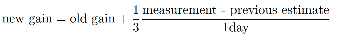Chapter 1: gain_rate confusion · Issue #389 · rlabbe/Kalman-and ...