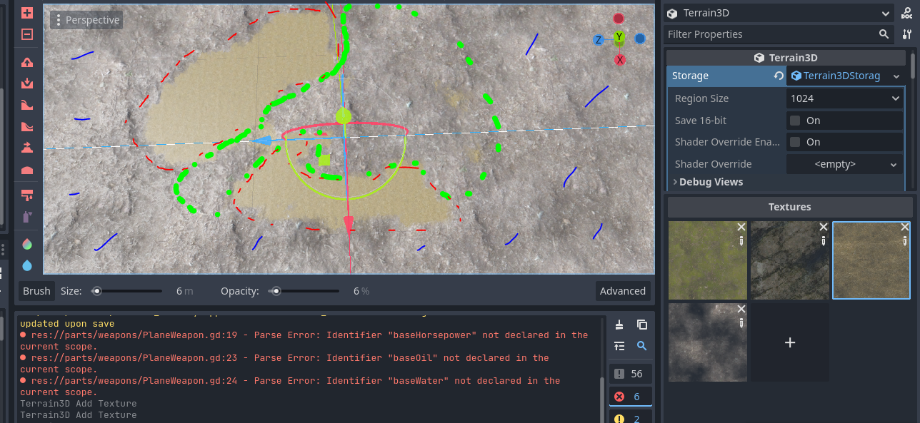 Spray and Paint tools are acting like one another · Issue #248 · TokisanGames/Terrain3D · GitHub