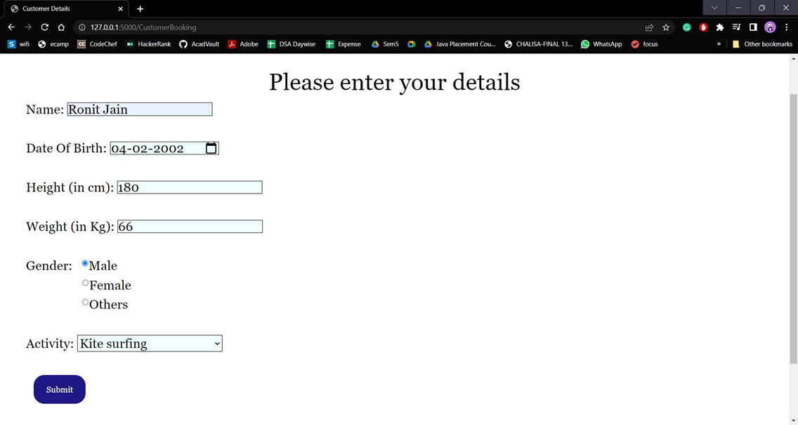 GitHub - Nipun412/Beach-Activity-management-system