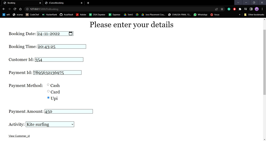 GitHub - Nipun412/Beach-Activity-management-system