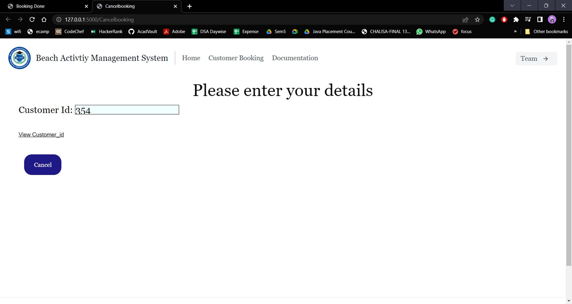 GitHub - Nipun412/Beach-Activity-management-system