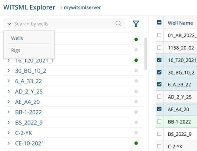 Search by Rig · Issue #1910 · equinor/witsml-explorer · GitHub