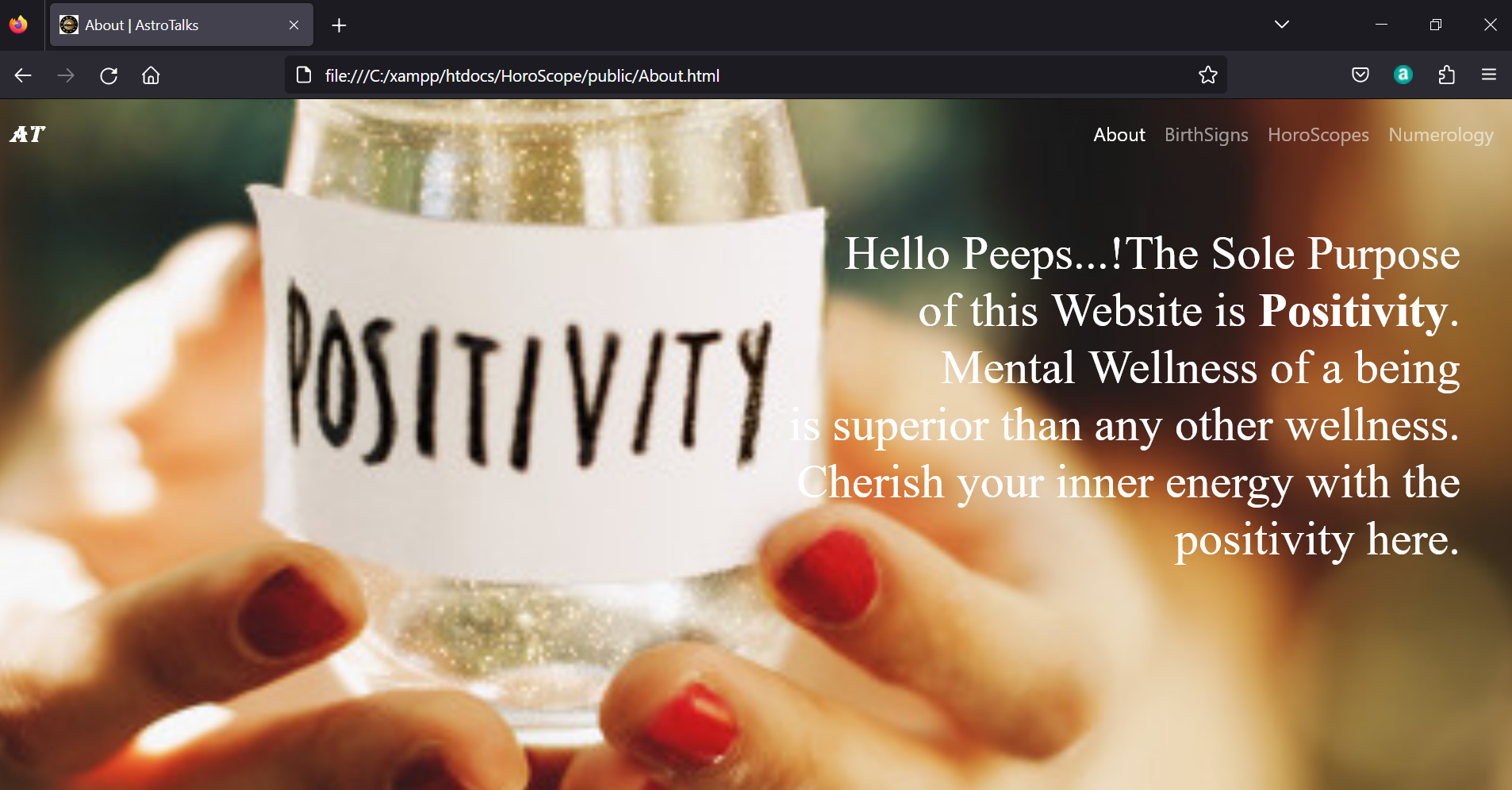 GitHub - saylinpatil/AstroTalks: Developed a website which shows information of various zodiac ...