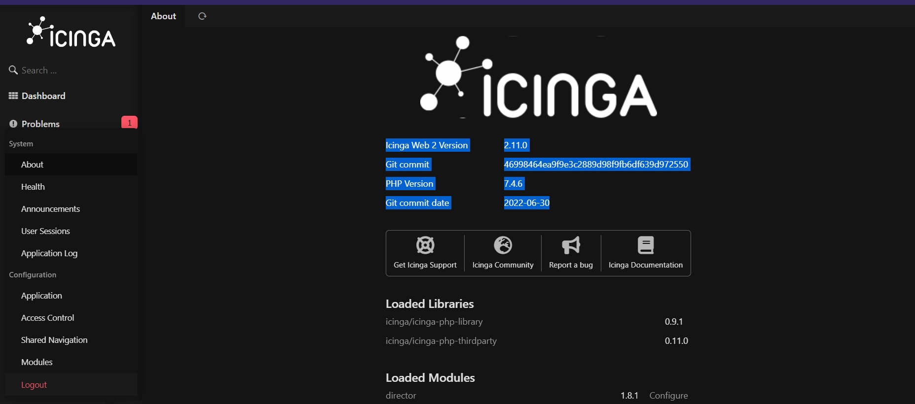External logout not working from the navigation dashboard · Issue #5000 · Icinga/icingaweb2 · GitHub
