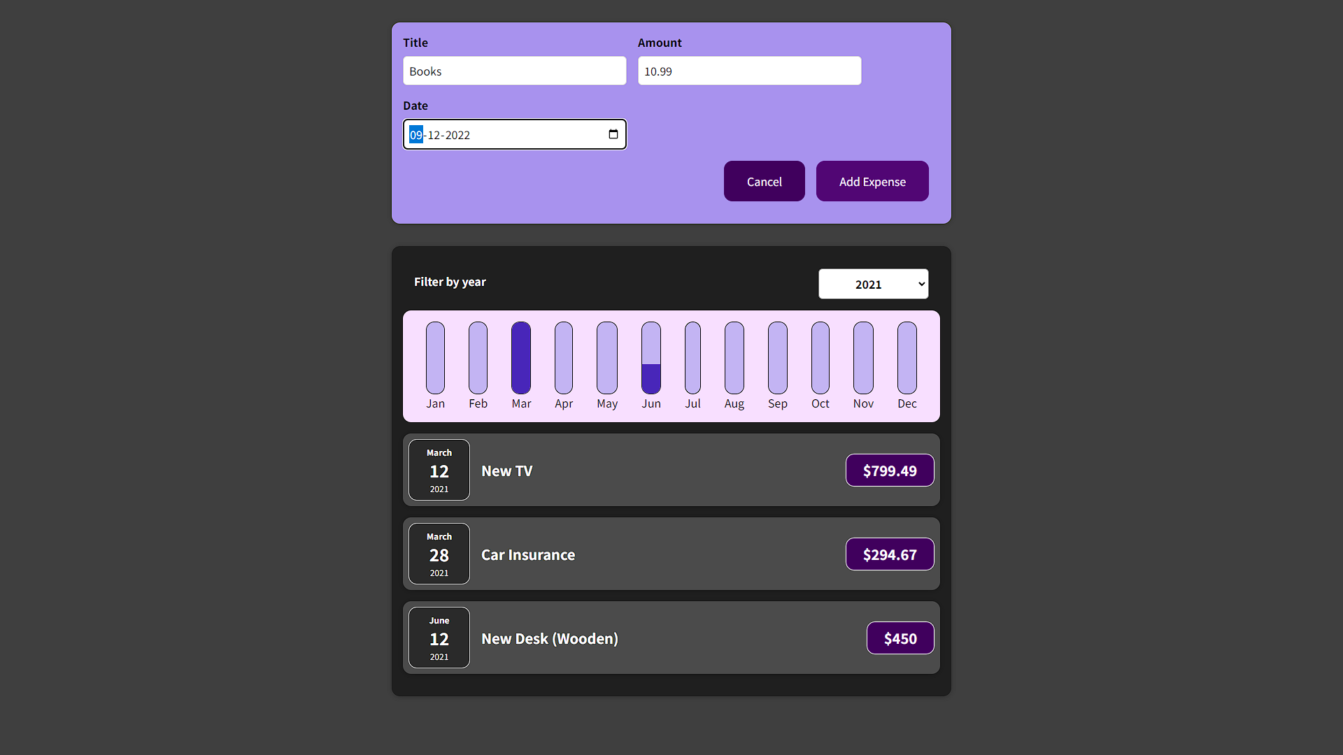 GitHub - prince0rjn/React-Expense-app: First Project Using React:
