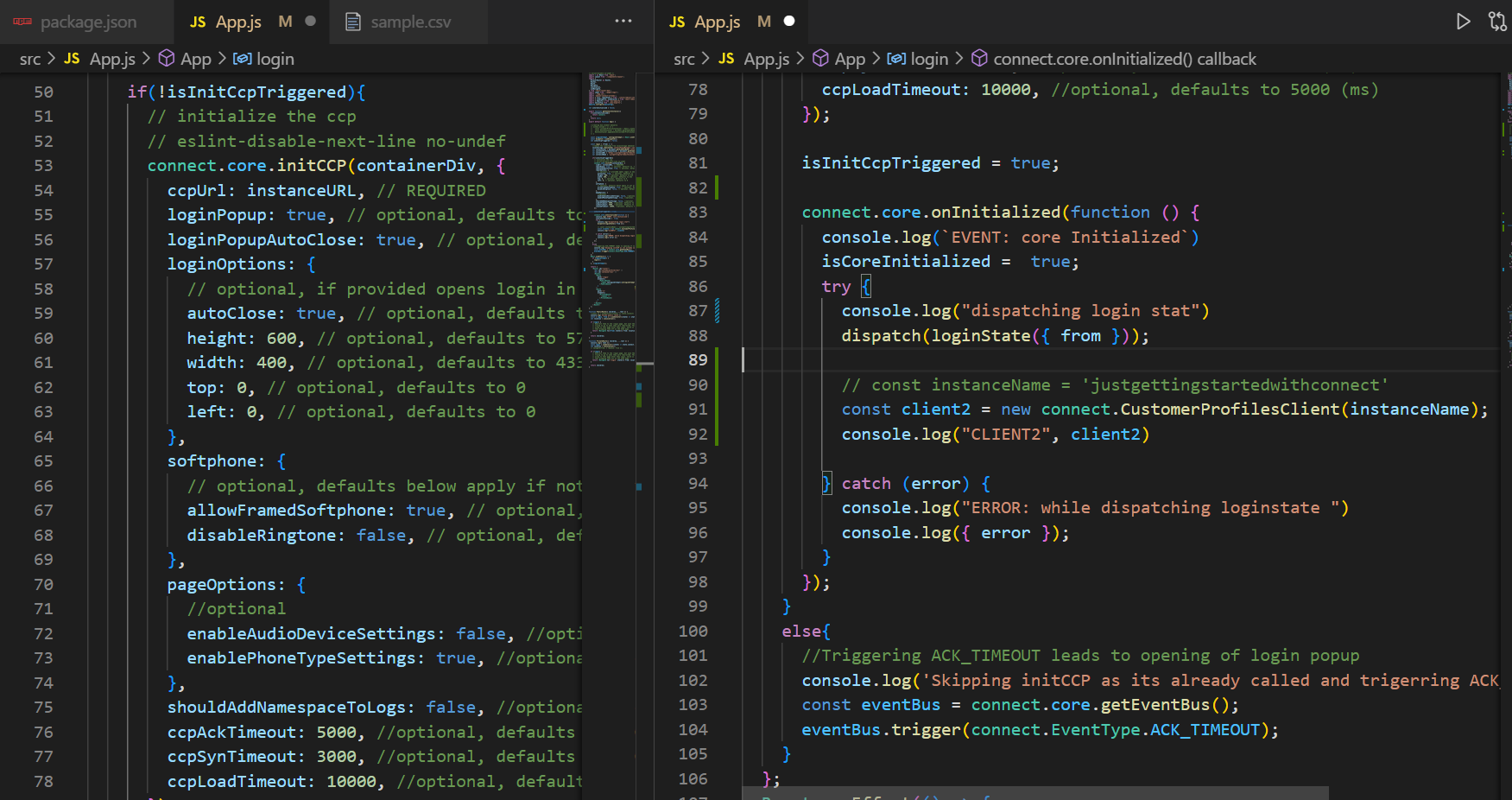Customer Profiles not getting initialized · Issue #655 · amazon-connect/amazon-connect-streams ...