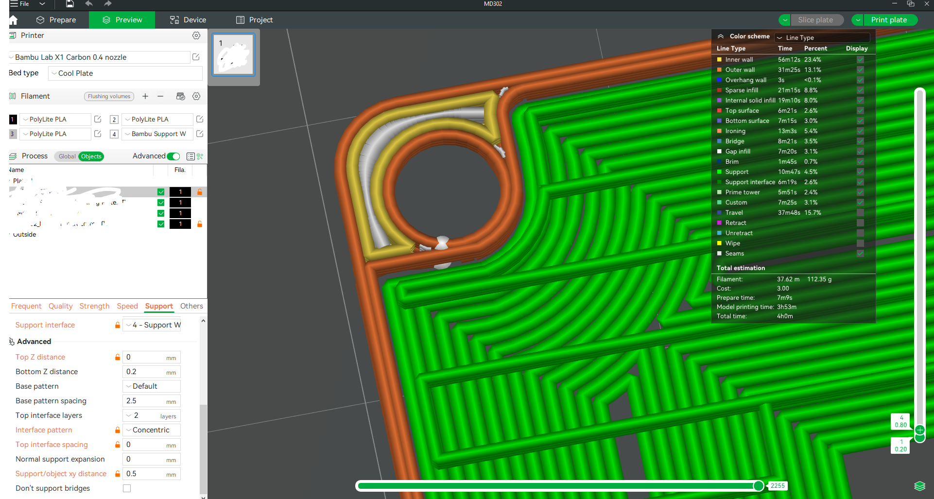 1st Layer Support Object Xy Distance Not Correct · Issue 1610 4944