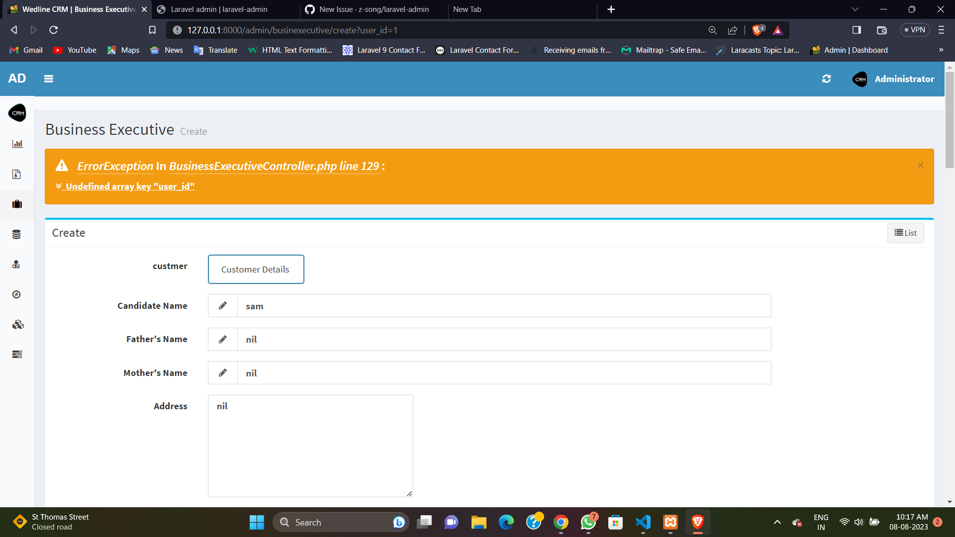how to fetch the id in grid to form controller? · Issue #5806 · z-song/laravel-admin · GitHub