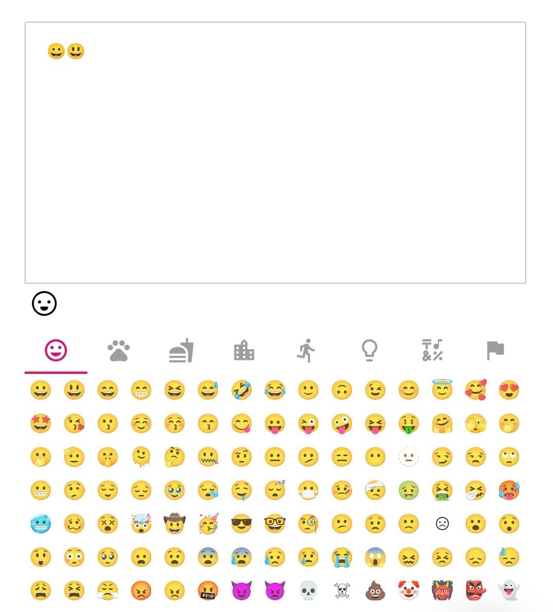 All emojis are black and white from the last upgrade. · Issue #136 · Fintasys/emoji_picker ...
