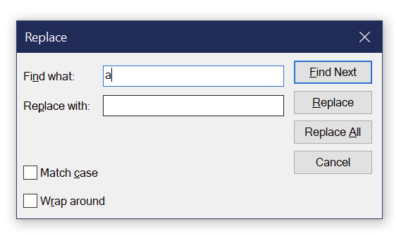 More complex replace window · Issue #1217 · lite-xl/lite-xl · GitHub