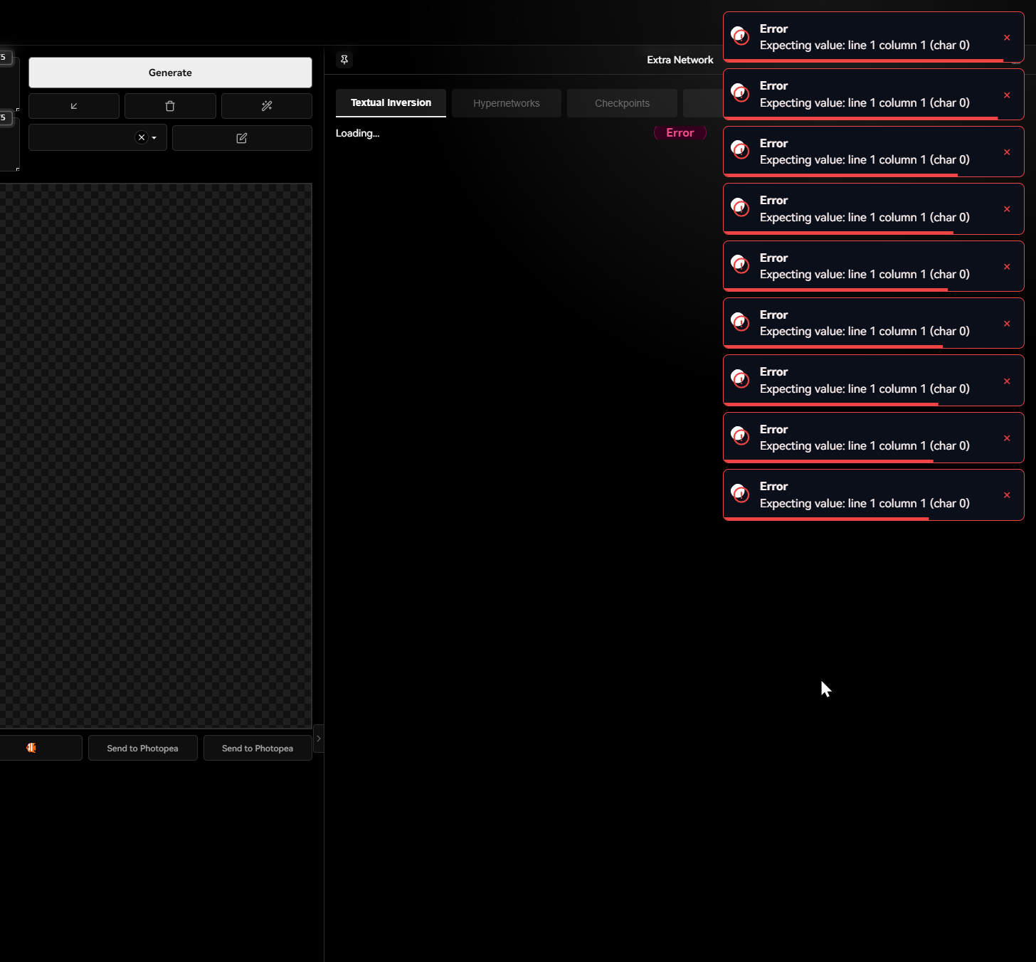 [Bug] Errors everywhere after last update · Issue #425 · lobehub/sd ...