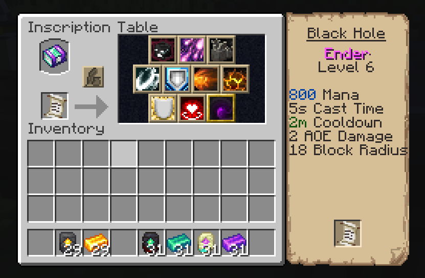 Allthemodium, Vibranium and Unobtainium spell books spell slots not appearing upon upgrading via ...