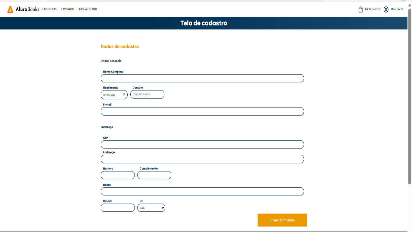 GitHub - AnaKercia1/AluraBooks: Projeto desenvolvido com curso Java Script - Consumindo e ...