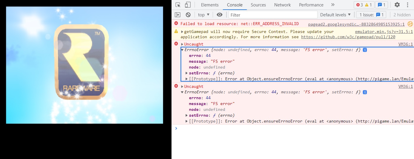 Playstation system content failing to load · Issue #473 · EmulatorJS/EmulatorJS · GitHub