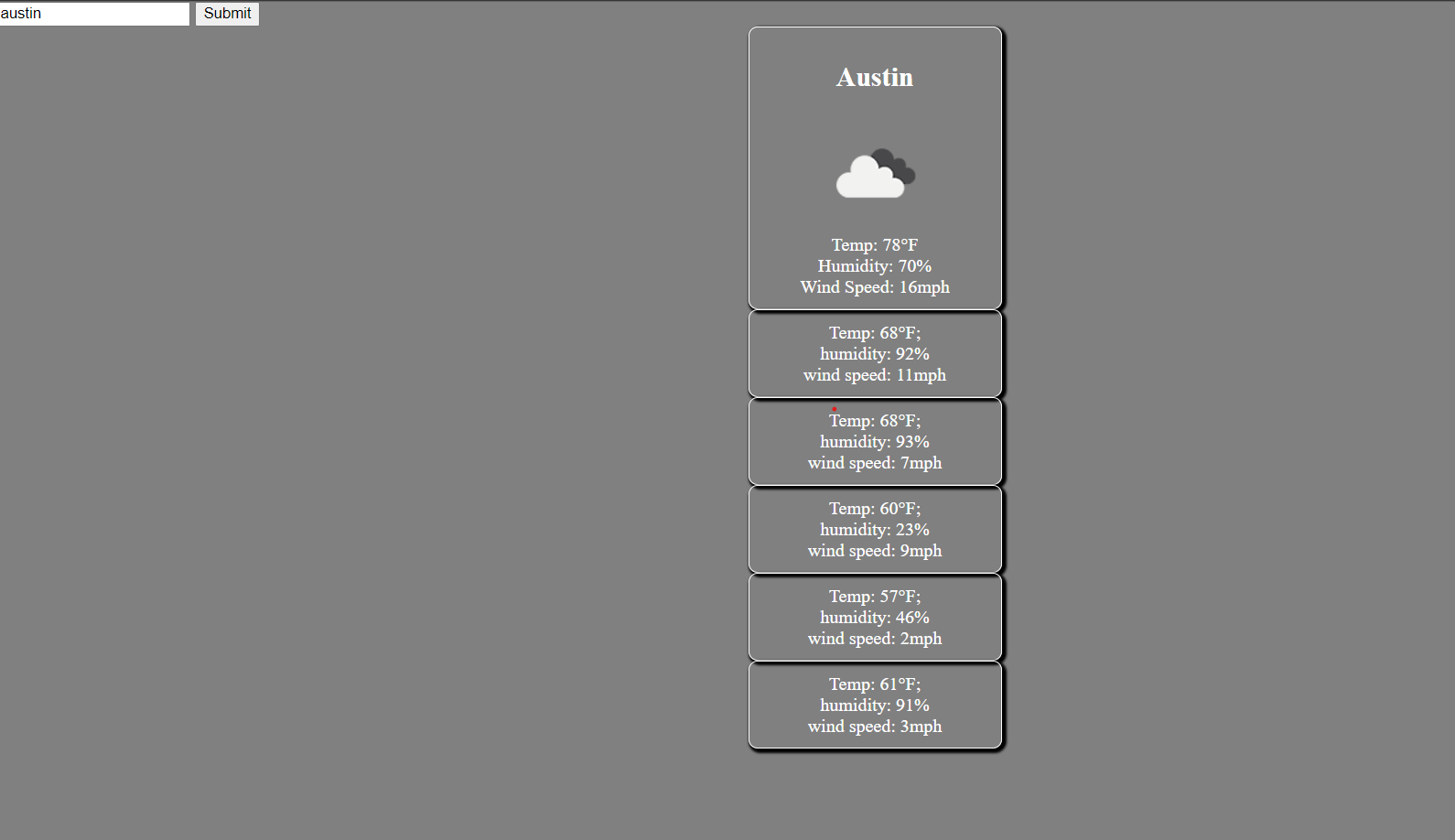 GitHub - Joe-Kraemer/weather-dashboard