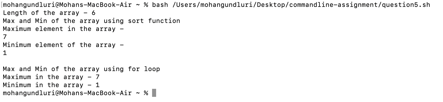 GitHub - mohangundluri2510/commandline-assignment