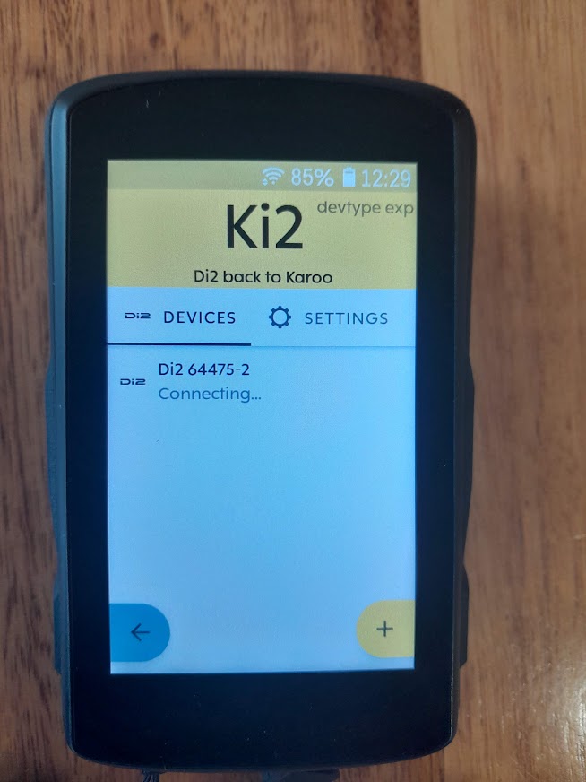 Unable to add my Di2 system. · Issue #107 · valterc/ki2 · GitHub