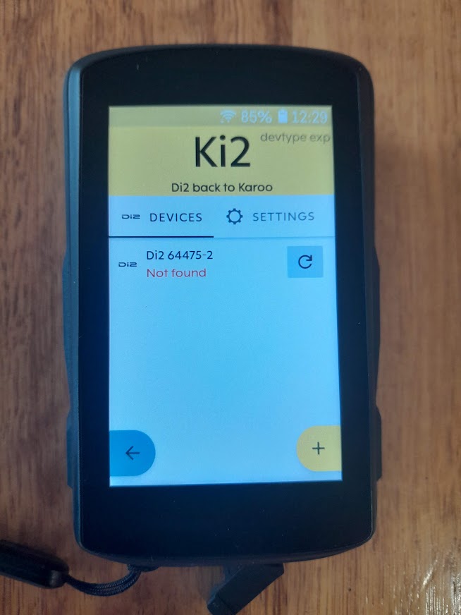 Unable to add my Di2 system. · Issue #107 · valterc/ki2 · GitHub