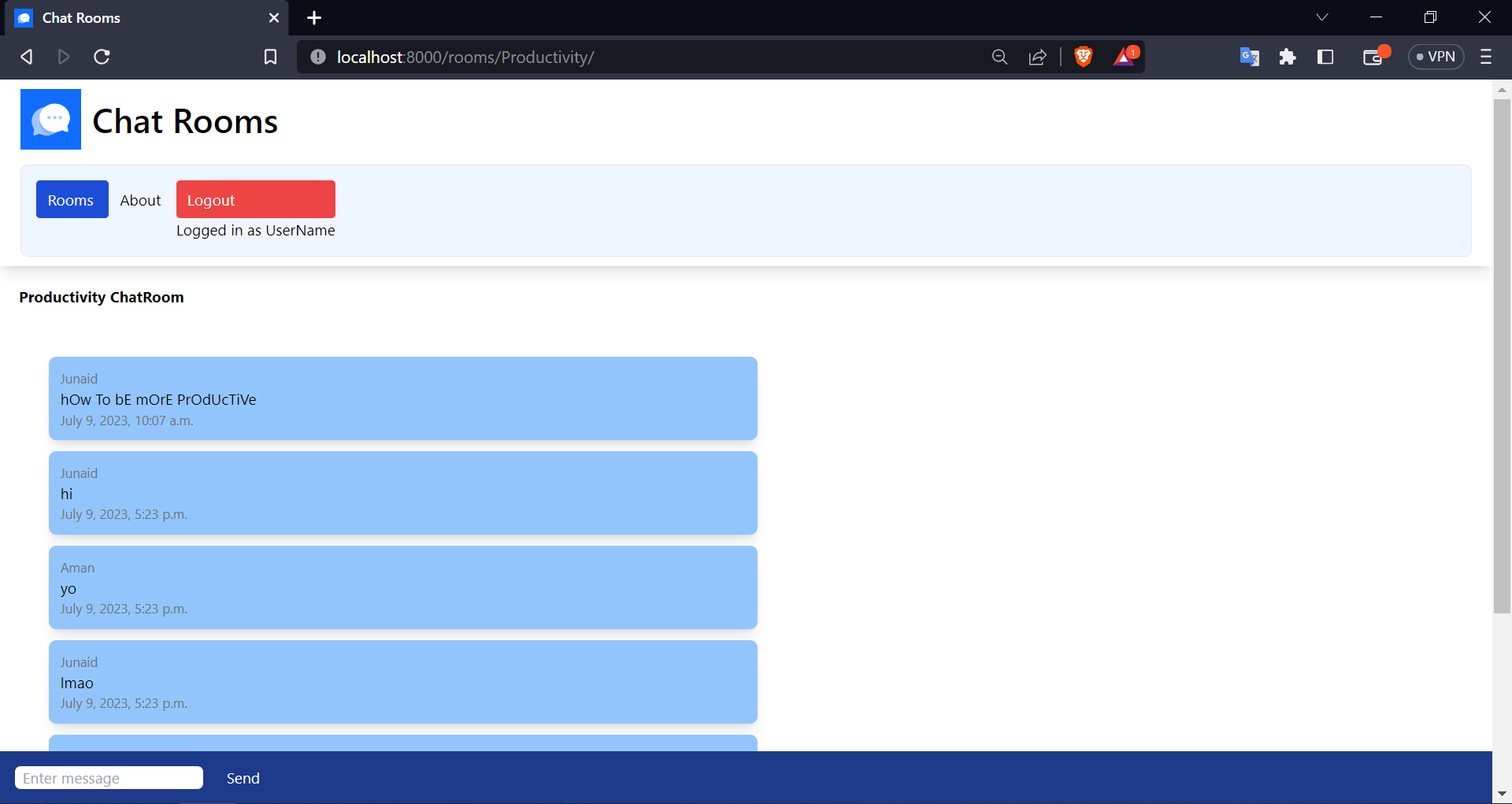 GitHub - June-24/DjangoChat
