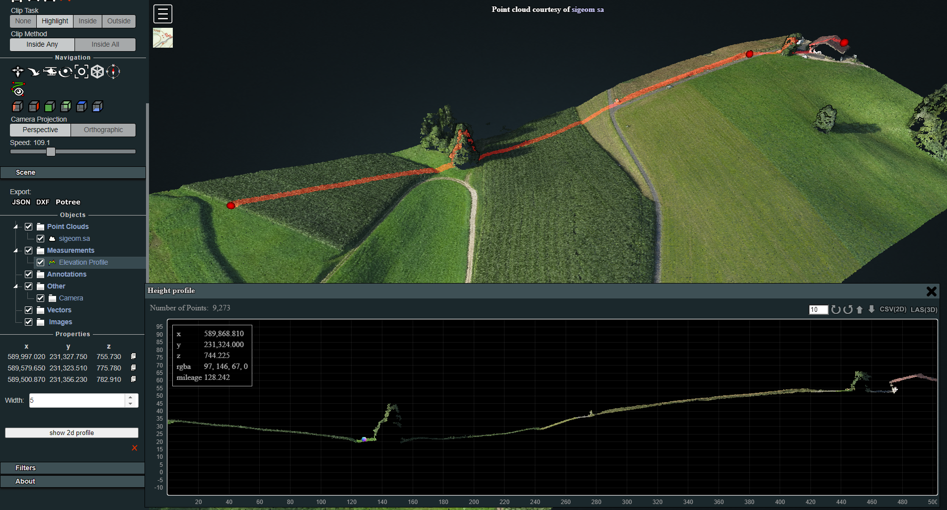 Bad vertical scale on profile · Issue #846 · potree/potree · GitHub