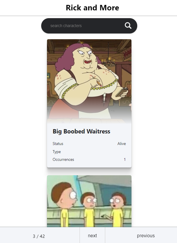 GitHub - Dariastep/Rick-and-morty-app