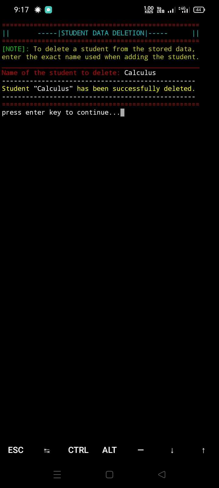 GitHub - JohnCipher777/StudentGrade_SystemTracker: A simple grade system tracker