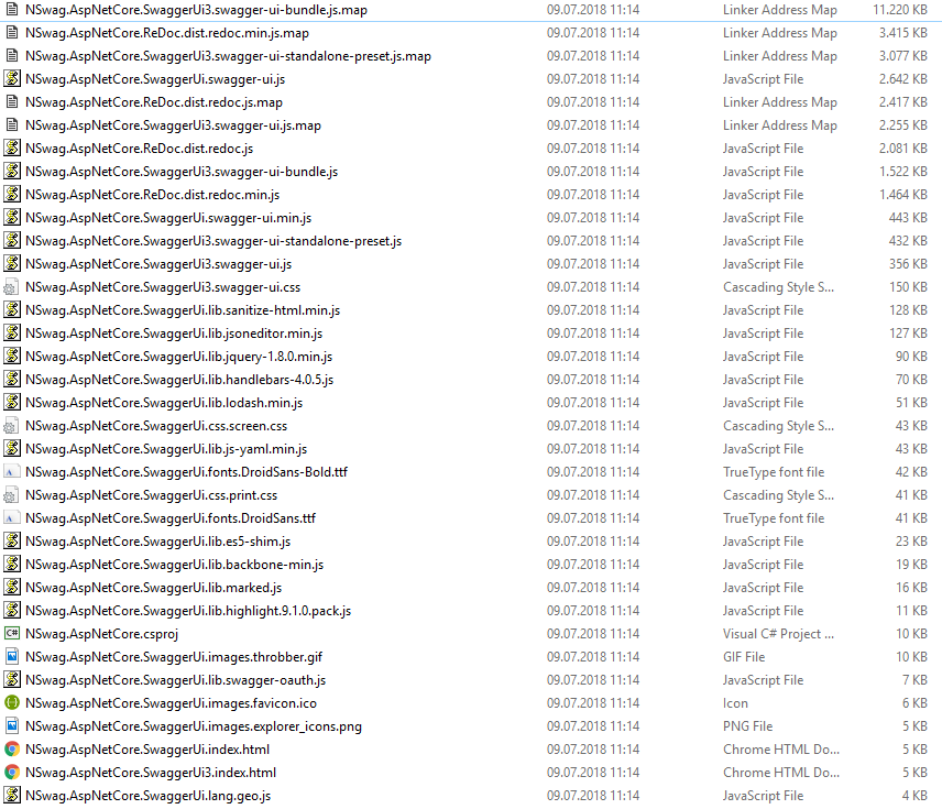 Assembly size (NSwag.AspNetCore.dll) · Issue #1446 · RicoSuter/NSwag · GitHub