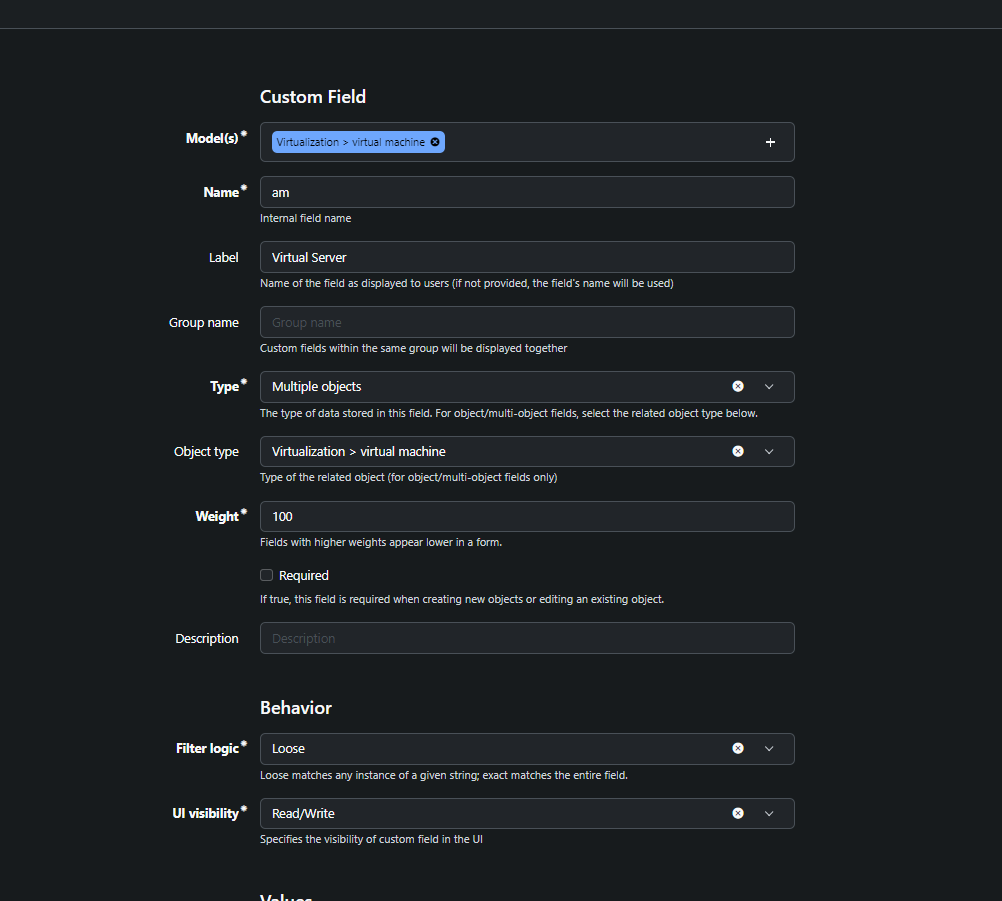 Custom Field In Netbox · Netbox Community Netbox · Discussion 11596 · Github