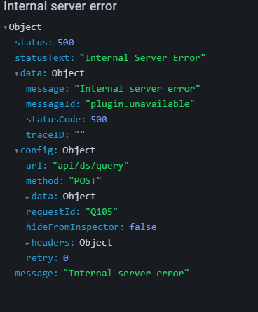Error "plugin.unavailable", when loading csv · grafana grafana-infinity-datasource · Discussion ...