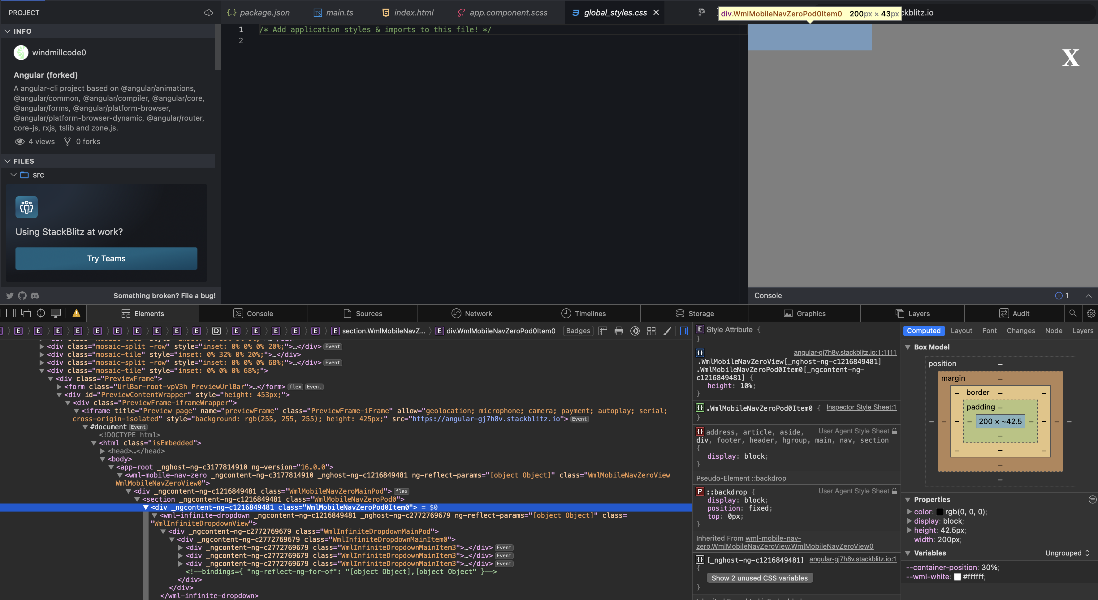 mobile nav dropdown items are hidden on ios mobile browsers · Issue #50186 · angular/angular ...