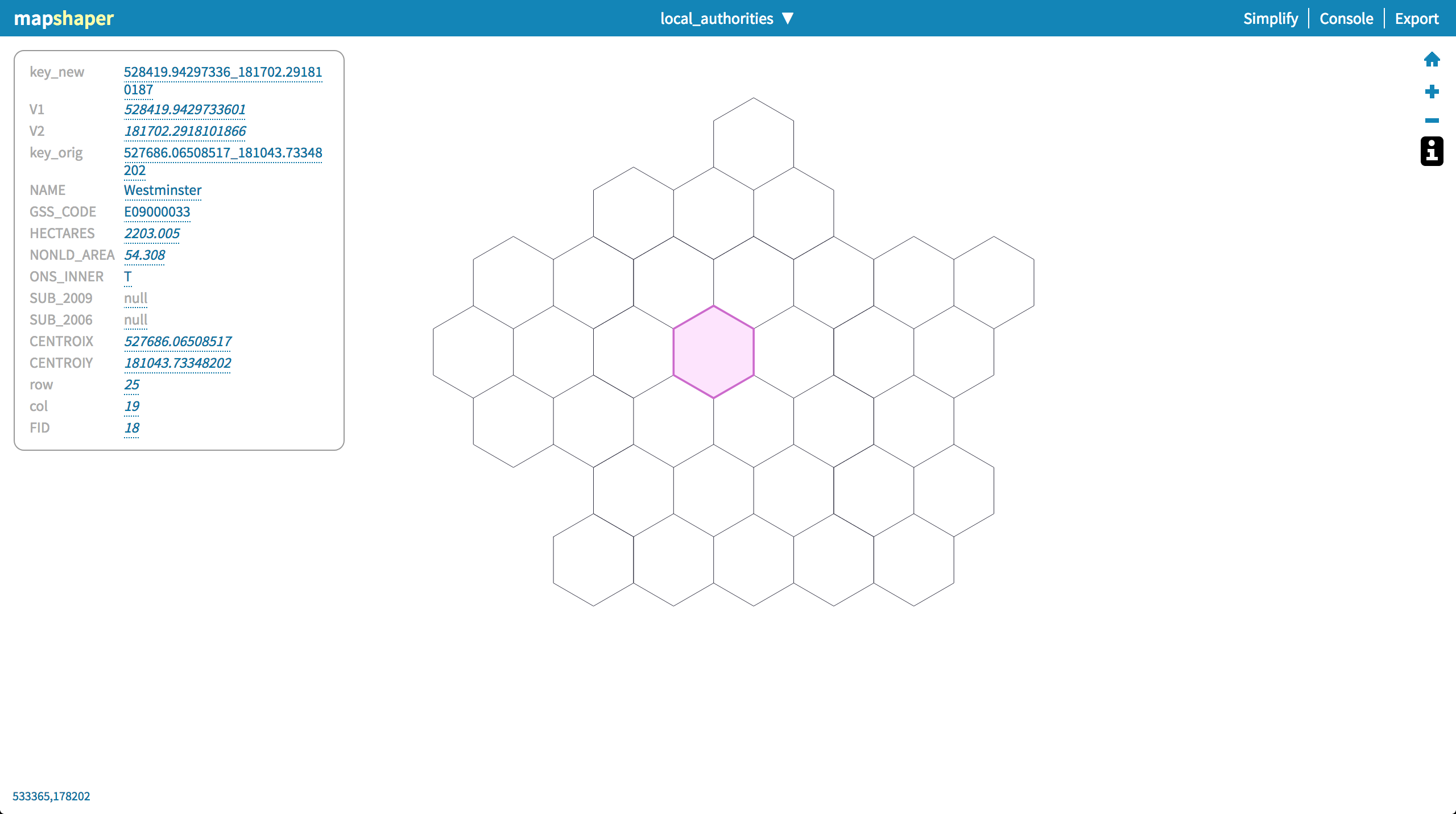 GitHub - martgnz/journocoders-geogrid: Making hexagonal grids with R ...