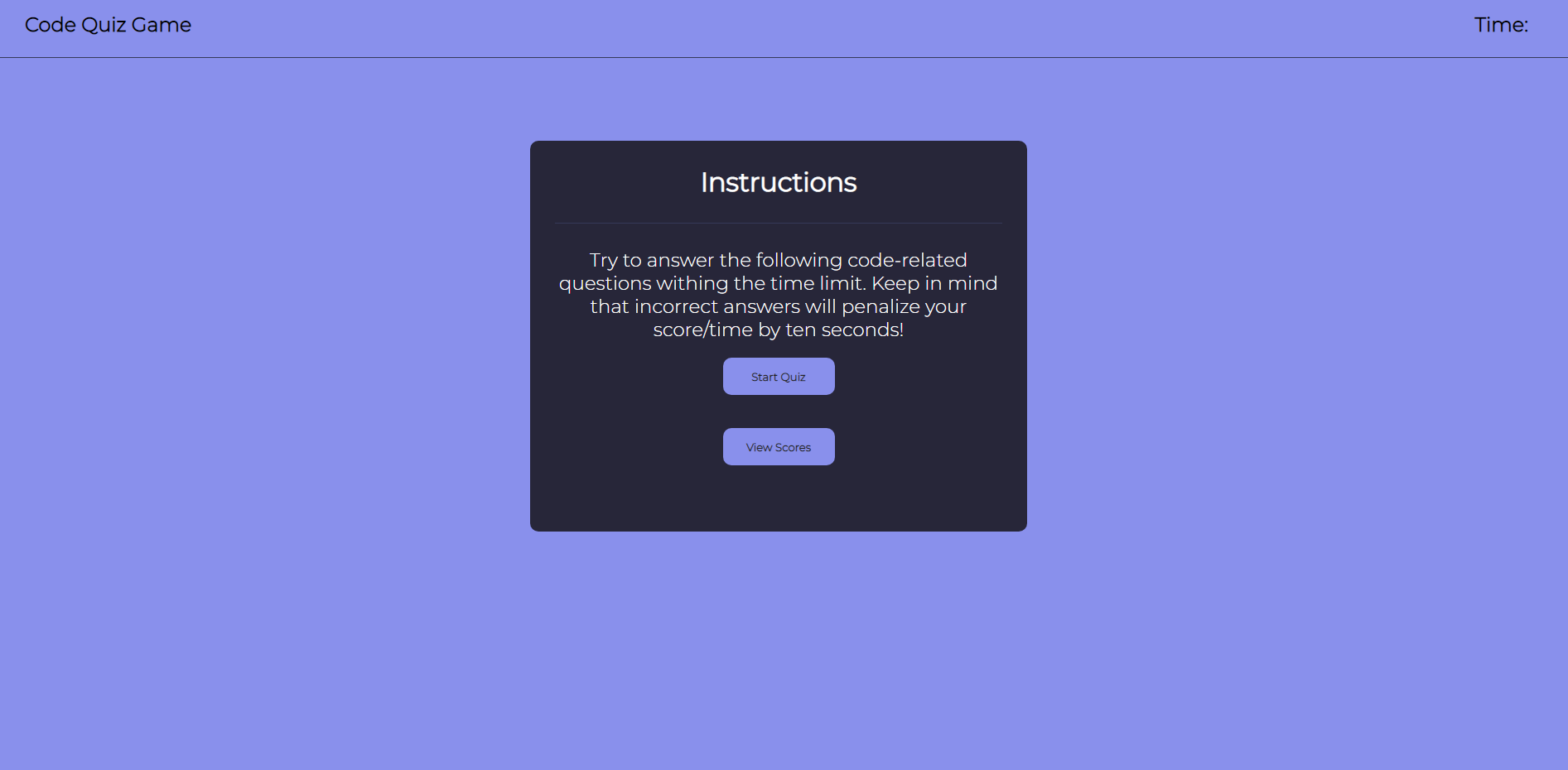 GitHub - Frank-Colorado/code-quiz-game