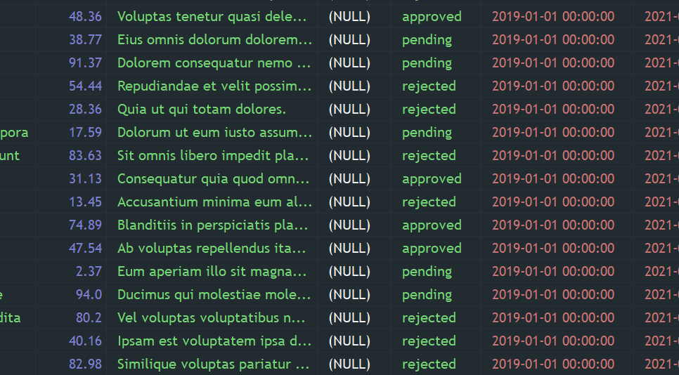 Feature request: Data type highlighting · Issue #550 · TablePlus/TablePlus-Windows · GitHub