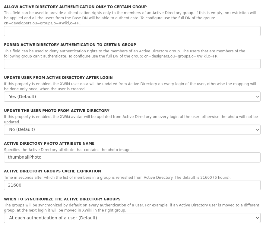 Expose photo atribute configuration · Issue #58 · xwikisas/application-activedirectory · GitHub